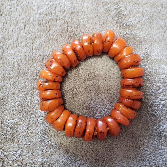 Jewelry | Natural Amber Abacus Beaded Bracelet | Poshmark